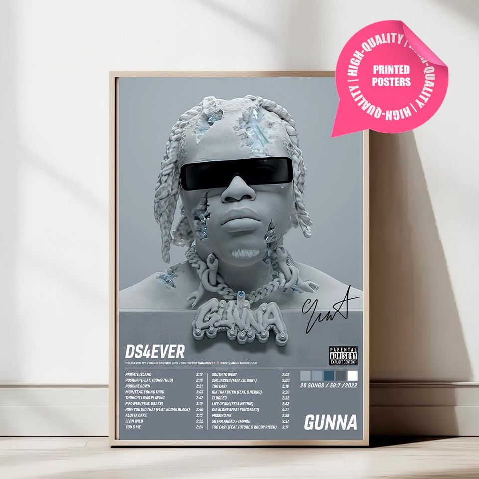 Gunna - DS4EVER Album Poster, Hip Hop Poster, Rap Poster | ID 24079633 ...