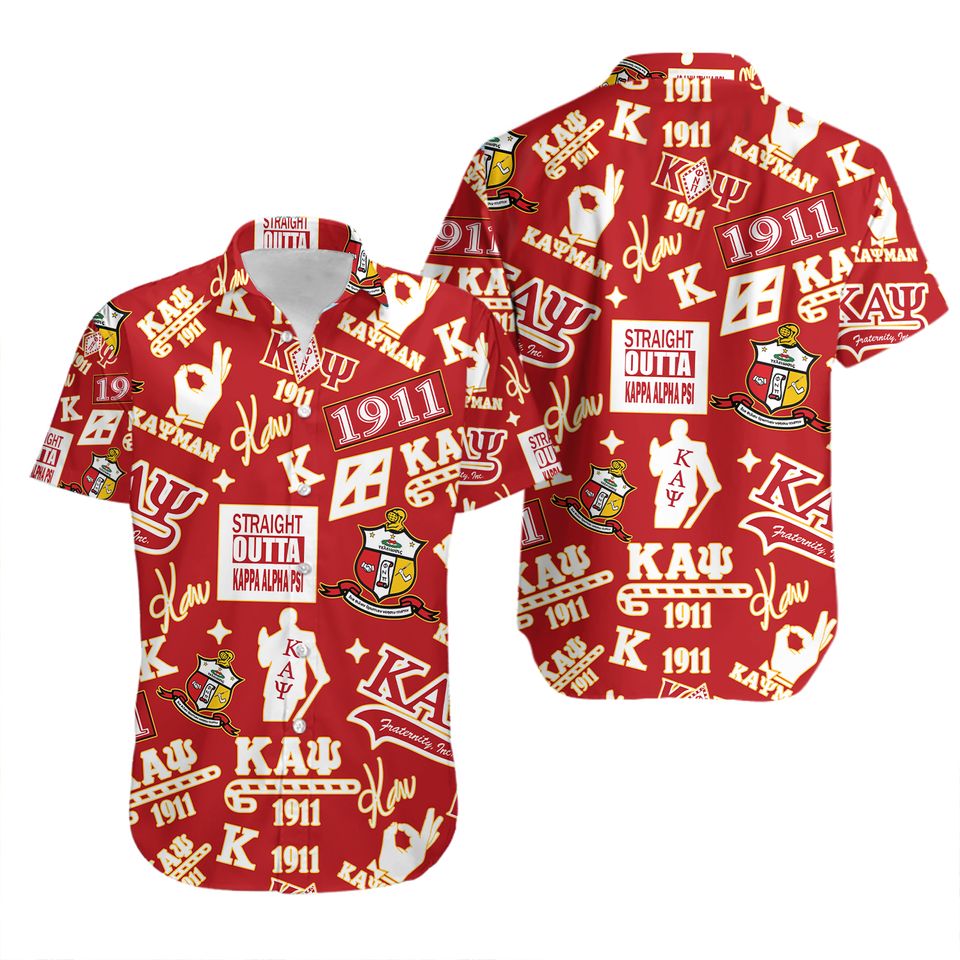 Kappa Alpha Psi Shirt, Kappa Alpha Hawaiian Shirt/Shorts, Sorority ...
