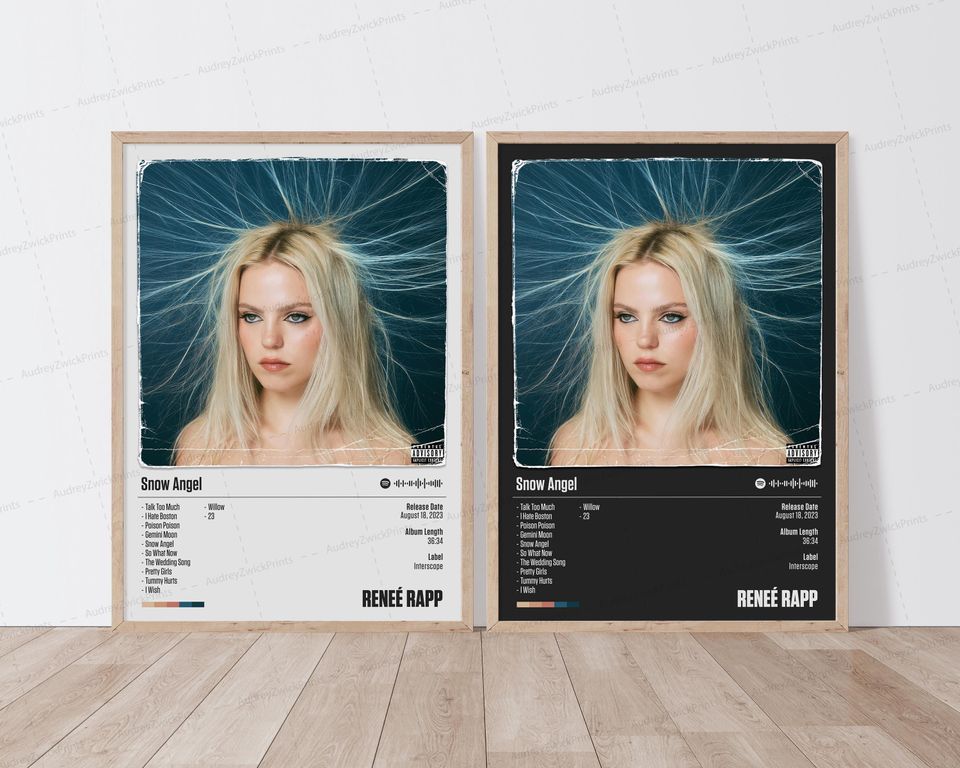 Rene Rapp Poster | Snow Angel Poster | Music Poster | Album Cover ...