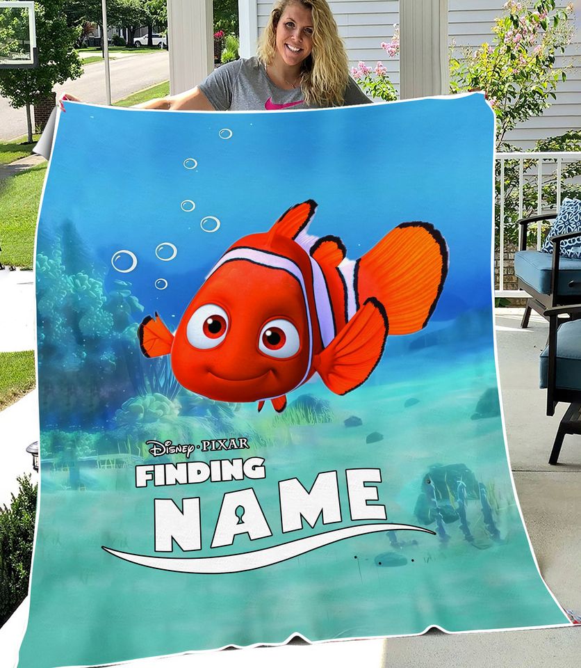 Personalized Finding Nemo Blanket, Disney Finding Nemo Movie Blanket ...