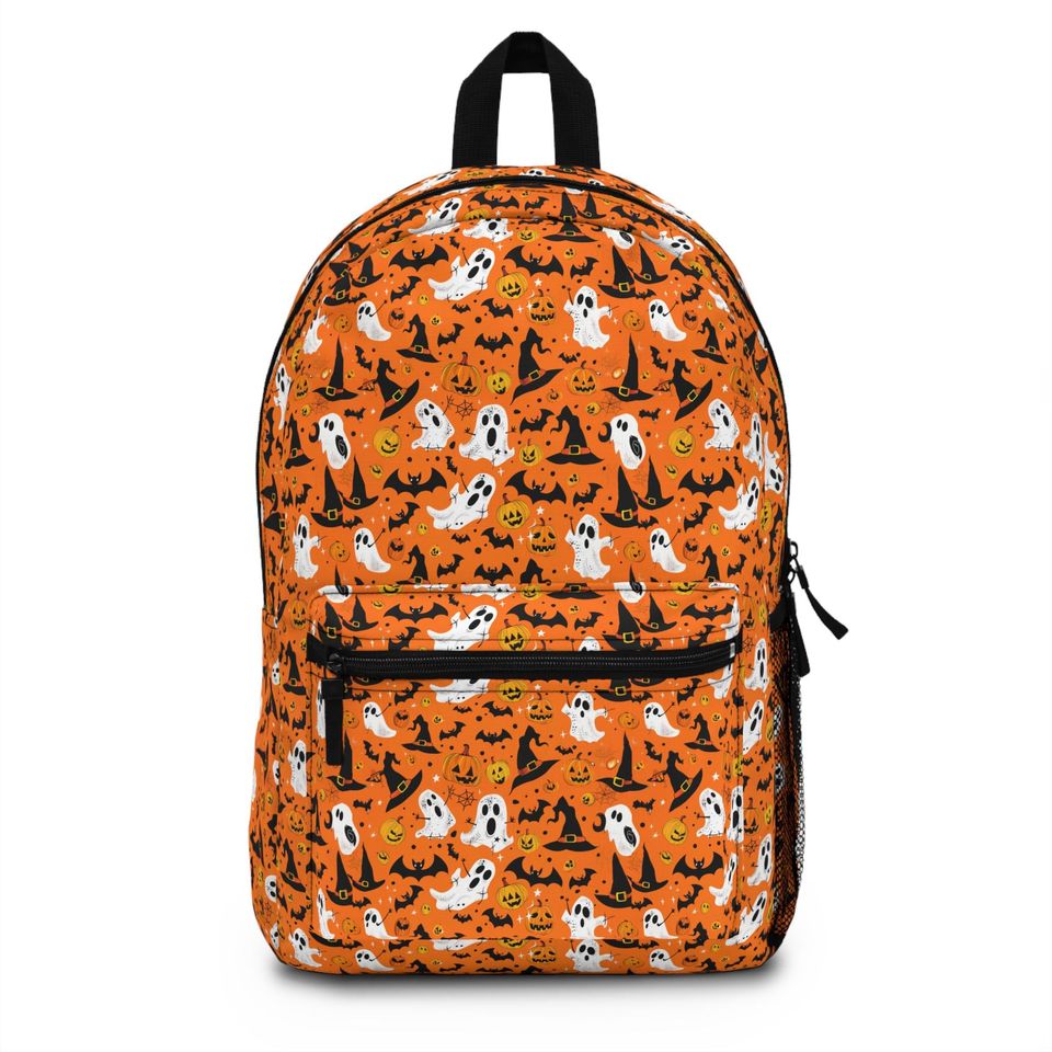 One Size Vintage Halloween Backpack Halloween Backpack Scary Ghosts ...