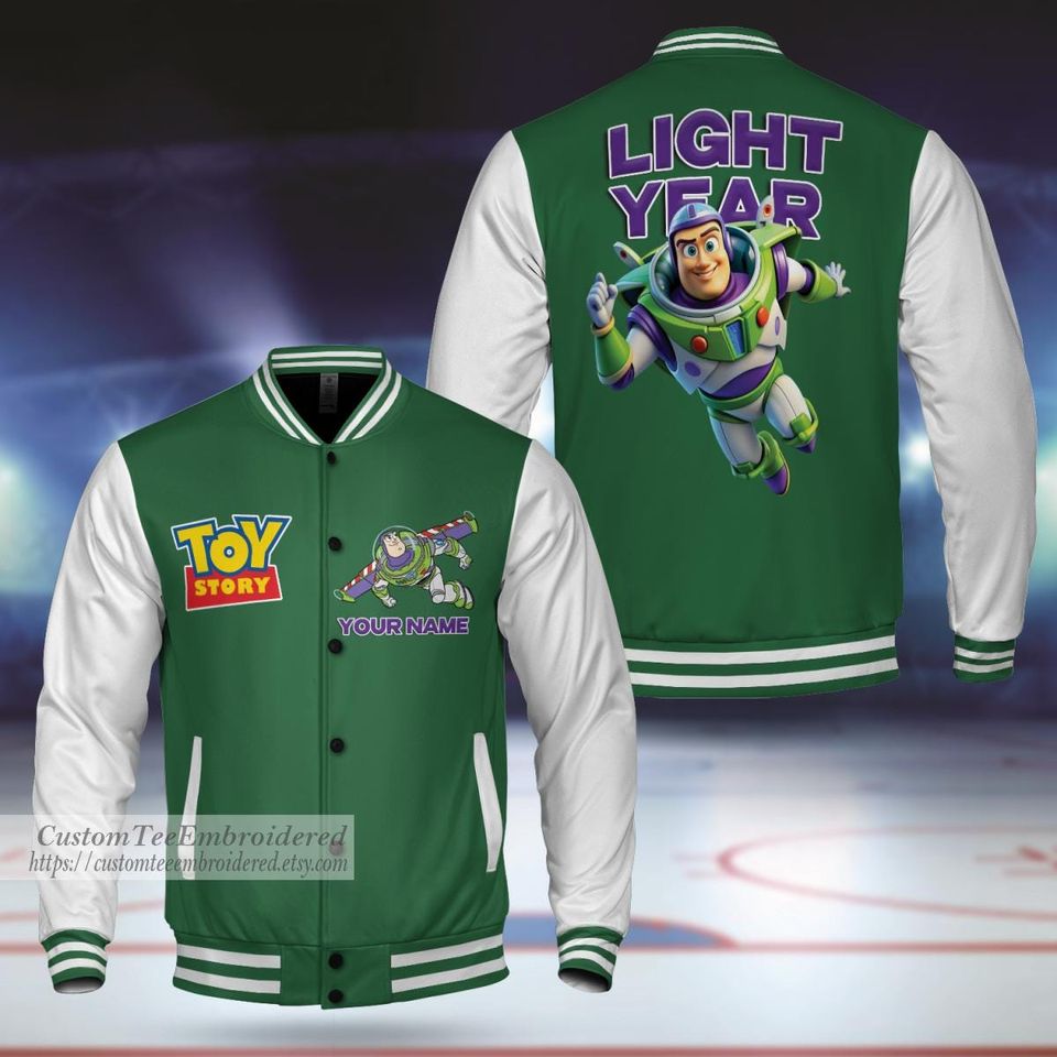 Buzz Lightyear Varsity Jacket, Toy Story Team Outfit, Disney-Inspired ...