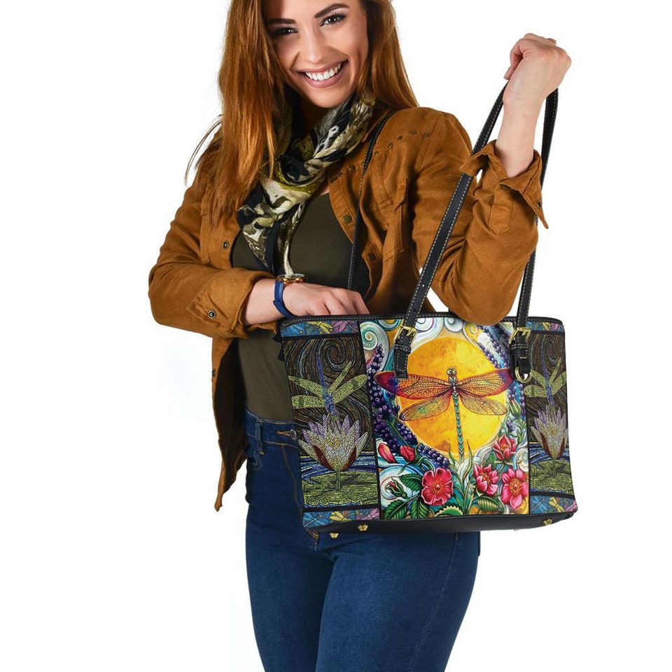 Dragonfly Leather Bag, Crossbody Bag, Leather Bag, Leather Tote Bag ...