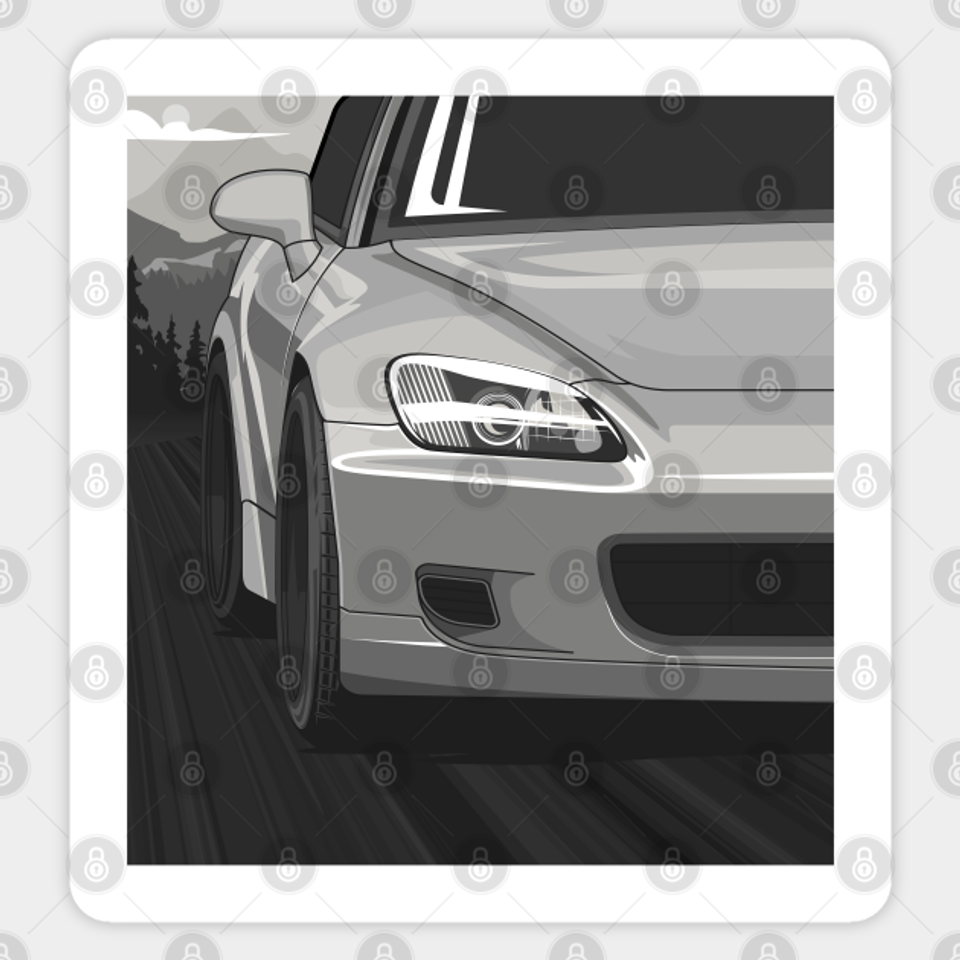 Honda S2000 AP1 Rolling - Silverstone - Honda S2000 - Sticker | ID ...