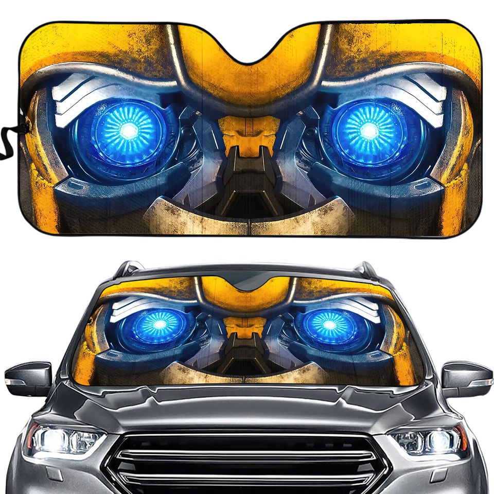 Bumblebee Car Sun Shade | Bumblebee Transformers Car Sunshade | Optimus ...