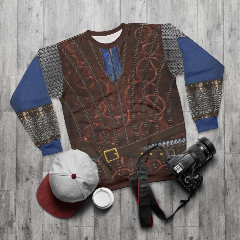 Viking Ver.2 3D Sweater, Warrior Costume, Medieval Chainmail Armor ...