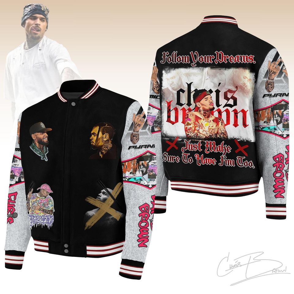 Breezy Bowl XX 2025 Baseball Jacket, Chris Brown Jacket | ID 34233965 ...