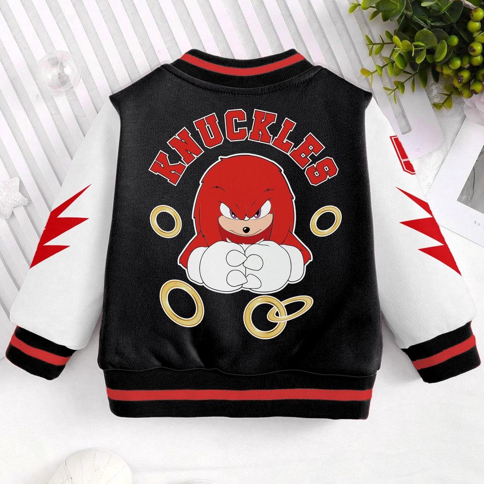 Knuckles Kids and Youth Baseball Jacket, Aldult Unisex Varsity Baseball ...