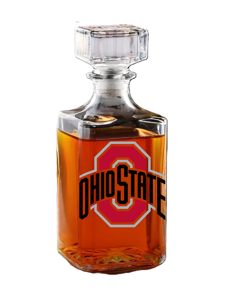Ohio State Whiskey Decanter, Buckeyes Fan Gift for Him, Whiskey Lover ...