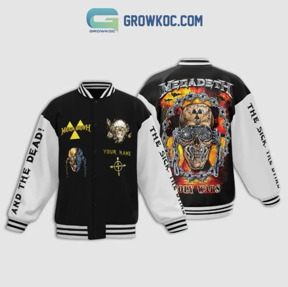 Megadeth And The Dead Baseball Jacket Gift For Christmas | ID 116498223 ...