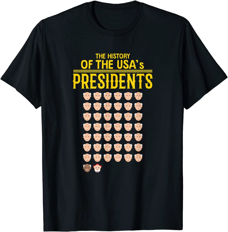 The History of the USA's Presidents T Shirt | 29% OFF Today Sale ...
