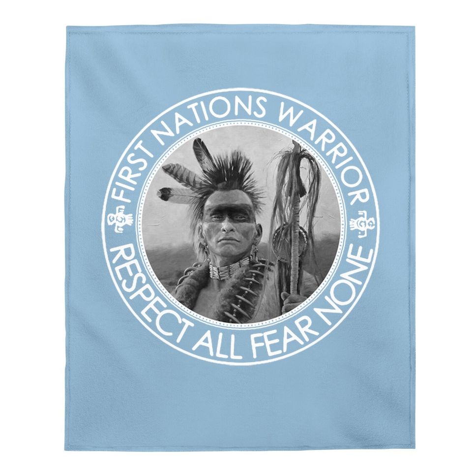 First Nations Warrior Classic Baby Blanket | ID 268546 by Emmanuel Picq ...