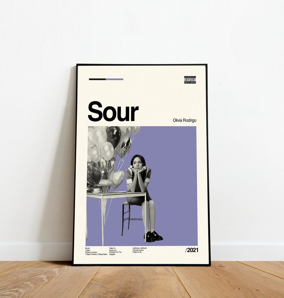 Sour Olivia Rodrigo Muci Album Poster | ID 12611544 by User160 | Printblur