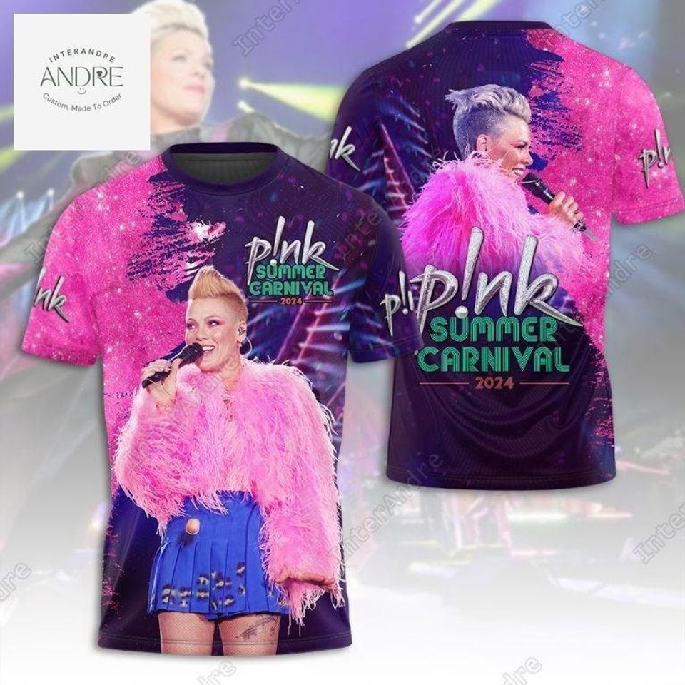 Pink Singer Summer Carnival 2024 Tour Shirt, Pink Concert 2024 Shirt ...